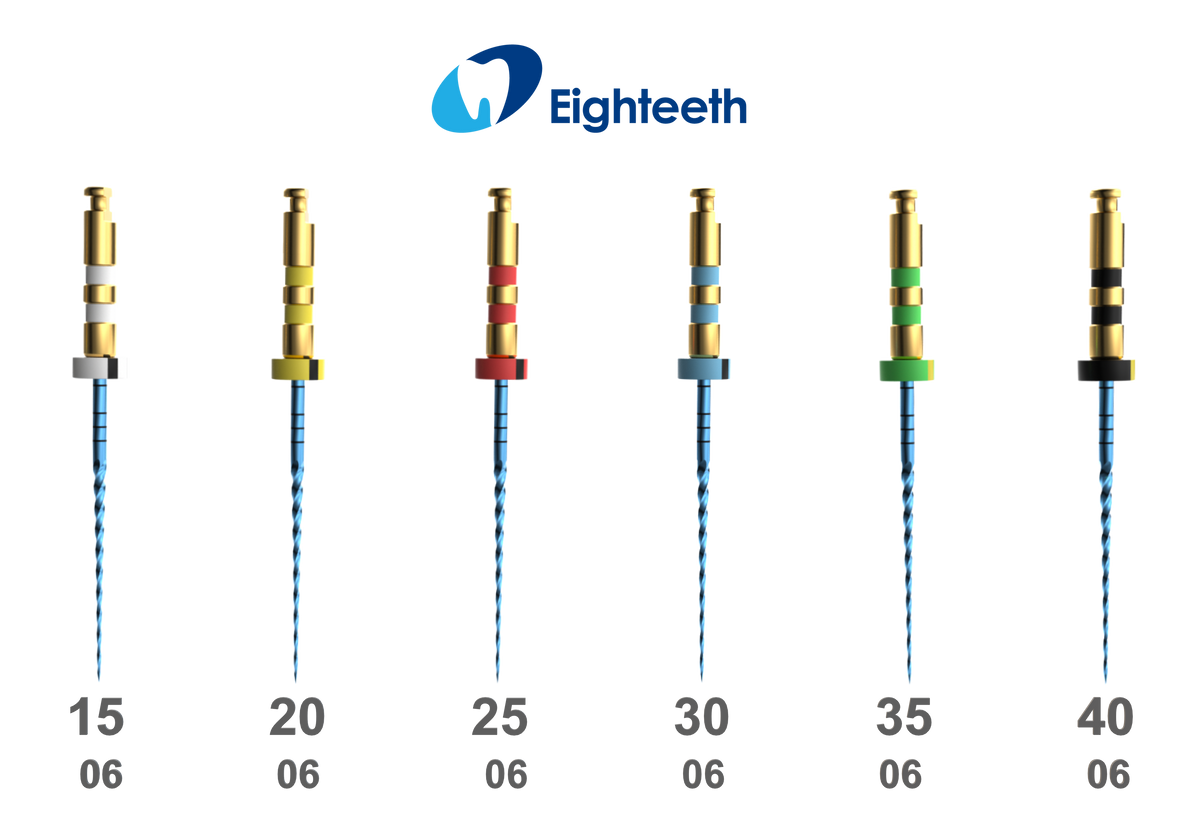 E-Flex Blue Rotary Files (6 Pack) – Occlusal Supplies